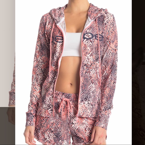 bebe | Tops | Bebe Sport Mesh Zipup Hoodie | Poshmark